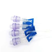 China DEHP Free Needle Free Connector EOS Sterile 3 Way Extension Tube Needleless Adapter for sale