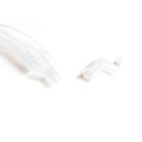 China PE EVA Plastic Medical Components 15mm Pediatric Corrugated Breathing Circuit Tube for sale