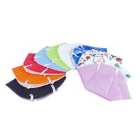 China Melt Blown Fabric Medical Disposable FFP2 Fold Flat Face Mask Colorful for sale