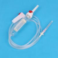China Disposable Medical IV Transfusion Blood Tubing Set 150cm PVC Tube Length for sale