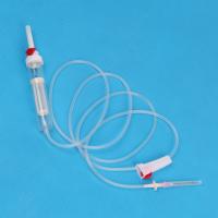 China Disposable Medical IV Transfusion Blood Tubing Set 150cm PVC Tube Length for sale