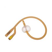 China Soft 1 2 3 Way Silicone Elastomer Coated Latex Foley Catheter CE for sale