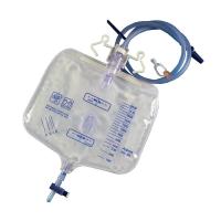 China 1.2mm Thick PVC Drainage Luxury Urine Bag 2000ml Medical Grade for sale