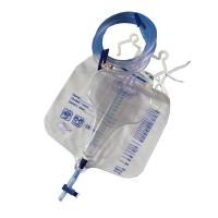 China 1.2mm Thick PVC Drainage Luxury Urine Bag 2000ml Medical Grade for sale