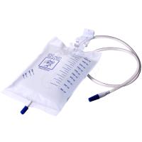 China Adult Men Disposable Urine Bags 2000ml Foley Catheter Collection Bag ISO With Strap for sale