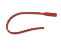 China Baihe Medical Latex Urethral Catheter 6-22 French Foley Catheter Red OEM for sale
