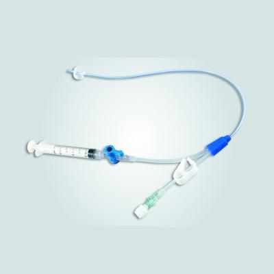 China Medical 7Fr PTFE Coated Guidewire Disposable Silicone HSG Catheter Set for sale