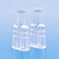 China Straight Plastic Medical Components Three Way 4.0mm Tube Luer Connectors for sale