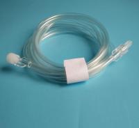 China Pyrogen Free Medical Extension Tube IV Extension Tubing Set With Dual Check Valve for sale