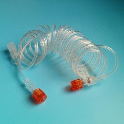 China Pyrogen Free Medical Extension Tube IV Extension Tubing Set With Dual Check Valve for sale