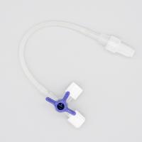 China IV Extension Tube Medical Stopcock Valve Stopcock Three Way ISO13485 for sale