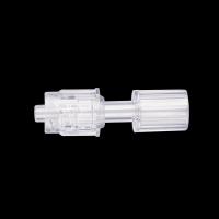 China OD4.0mm Plastic Medical Components Rotating Male Luer Lock Connector Long Type for sale