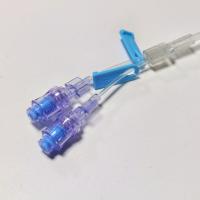 China TPU Needle Free IV Connectors Positive Pressure Needle Free Valve Port With Extension Tube for sale