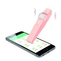 China OEM APP Control Multi-speed Waterproof Handheld Vibrator 9 Modes Food Silicone for sale