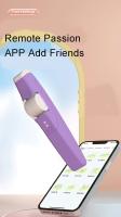 China OEM APP Control Multi-speed Waterproof Handheld Vibrator 9 Modes Food Silicone for sale