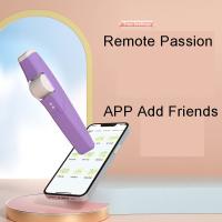 China OEM APP Control Multi-speed Waterproof Handheld Vibrator 9 Modes Food Silicone for sale