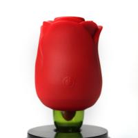 China Wholesale Silicone Rose Vibrator Clitoral Tongue Massager for Women for sale
