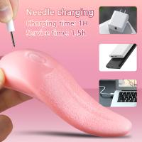 China Rechargeable Tongue Licking Vibrator for Women G Spot Clitoral Stimulator Mini Sex Toy 10 Modes for sale