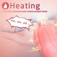 China Rechargeable Tongue Licking Vibrator for Women G Spot Clitoral Stimulator Mini Sex Toy 10 Modes for sale