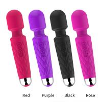 China Dual Head Wand Massager 10 Vibrations USB Rechargeable Sex Toy for Women 22cm for sale