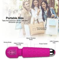 China Dual Head Wand Massager 10 Vibrations USB Rechargeable Sex Toy for Women 22cm for sale