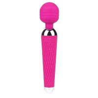 China 10 Speed USB Rechargeable AV Wand Vibrator 195mm Medical Silicone Massager for Women for sale