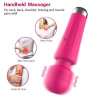 China Wholesale Remote Control G Spot Massage Wand Vibrator 20 Modes USB Rechargeable Silicone Sex Toy for Women for sale