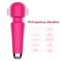China Wholesale Remote Control G Spot Massage Wand Vibrator 20 Modes USB Rechargeable Silicone Sex Toy for Women for sale