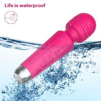 China Wholesale Remote Control G Spot Massage Wand Vibrator 20 Modes USB Rechargeable Silicone Sex Toy for Women for sale