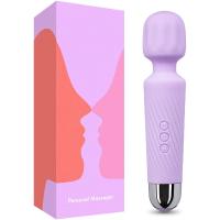 China 20 Vibration Modes 360 Degree Bend Waterproof USB Rechargeable Female Vibrator 20x4 cm for sale