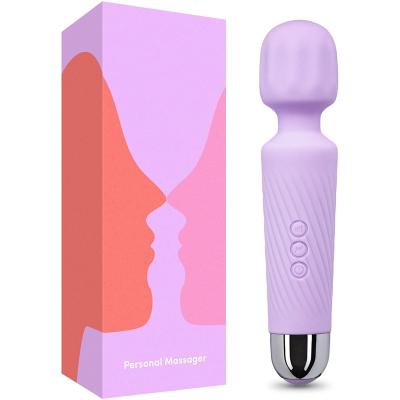 China 20 Vibration Modes 360 Degree Bend Waterproof USB Rechargeable Female Vibrator 20x4 cm for sale