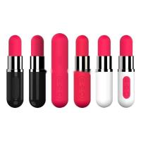 China IPX7 Waterproof Lipstick Vibrator with 12 Vibration Modes USB Rechargeable Silicone Sex Toy for sale