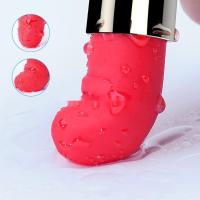 China IPX7 Waterproof Lipstick Vibrator with 12 Vibration Modes USB Rechargeable Silicone Sex Toy for sale