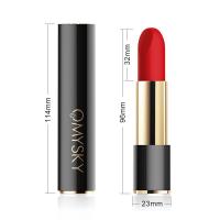 China Mini Portable Lipstick Vibrator 8 Speeds Rechargeable Bullet Massager Adult Sex Toy for sale