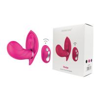 China USB Rechargeable Silicone Vibrator 10 Modes Remote Control Waterproof Sex Toy 110mm for sale