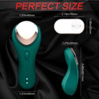 China Silicone Panty Vibrator for Women IPX7 Waterproof Adult Sex Toy 70x35x15mm for sale