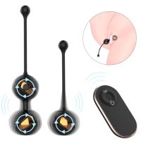 China Silicone Kegel Ball Vibrator 9 Modes 125mm Exercise Ben Wa Ball for Women for sale