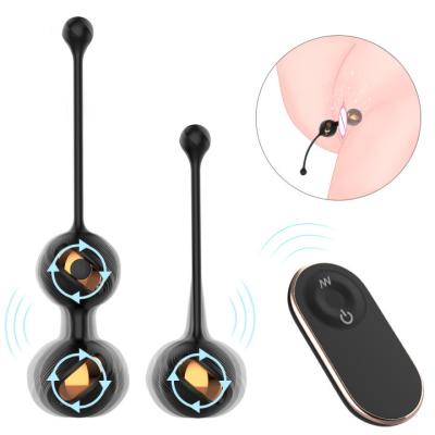 China Silicone Kegel Ball Vibrator 9 Modes 125mm Exercise Ben Wa Ball for Women for sale