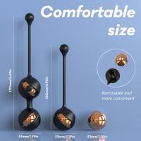 China Silicone Kegel Ball Vibrator 9 Modes 125mm Exercise Ben Wa Ball for Women for sale