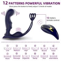 China 10 Speed Wireless Prostate Massager Vibrating Anal Toy for Men Gay Masturbation for sale