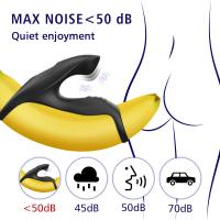 China Male Sperm Lock Ring Delay Training Vibration Set Couple Resonance Emotional Adult Products 220mAh USB Magnetic Charging for sale