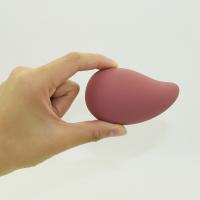 China Mini Mango Shaped Rechargeable Vibrating Massager Wand Wireless Clit Stimulator Sex Toy 10 Modes for sale