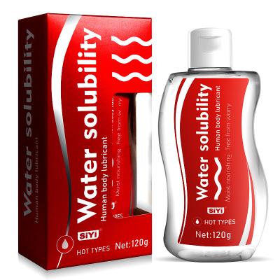 China Organic Personal Lubricant 120ml Ice Heat Feeling Tighten Gel Natural Intimate Lube for Women for sale