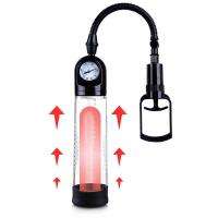China Torbers Penis Pump Vacuum Erection Device 70x300mm Silicone ABS Male Enlargement Pump with Pressure Display for sale