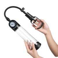 China Torbers Penis Pump Vacuum Erection Device 70x300mm Silicone ABS Male Enlargement Pump with Pressure Display for sale