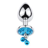 China Stainless Steel Crystal Butt Plug Anal Dilator Jewel Sex Toy for BDSM Adult Store Gift for sale