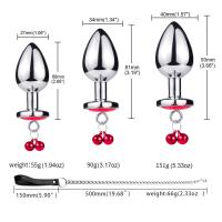 China Stainless Steel Crystal Butt Plug Anal Dilator Jewel Sex Toy for BDSM Adult Store Gift for sale
