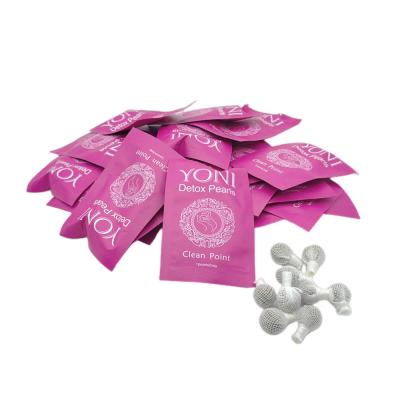 China Yoni Detox Pearls 1.2g Herbal Vaginal Cleaning Pills OEM ODM Vacuum Pack for sale