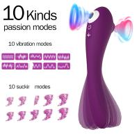 China Heating G Spot Vibrator 10 Speeds Rotating Clitoral Vaginal Massage Sex Toy for Women for sale