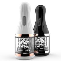 China Wolf Warrior 7 Frequency Rotating Masturbation Cup Hands Free ABS TPE Male Sex Toy for sale